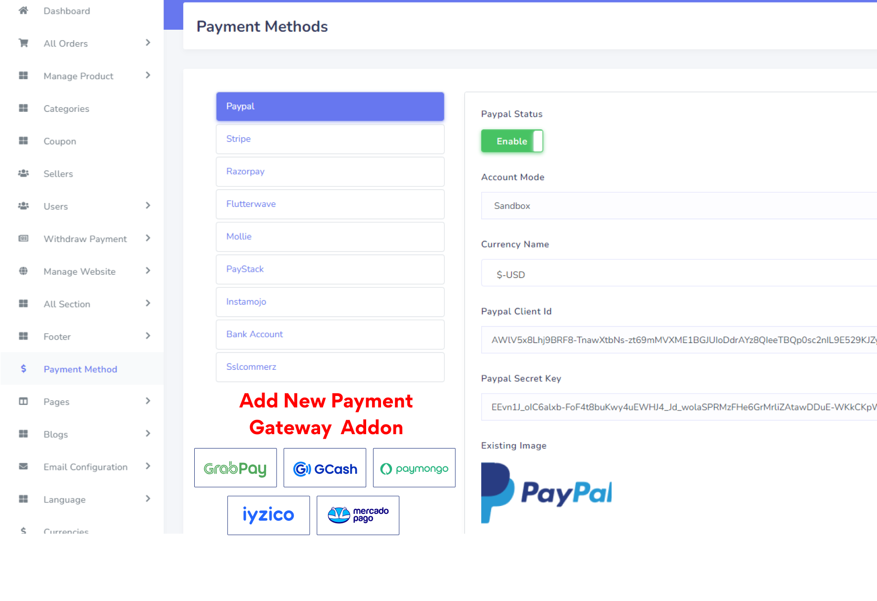 Payment Gateway System Addons for Alasmart by QuomodoTheme | CodeCanyon
